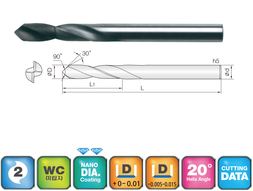 2DDCA-Diamond-Coated-Drill – Microtech Tools Technology (M) Sdn. Bhd.